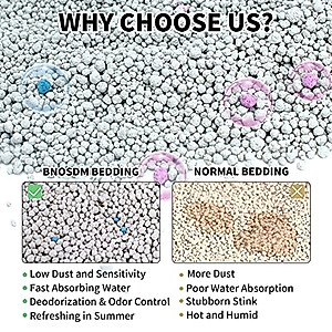 BNOSDM Small Animal Potty Training Litter 5.5lb Critter Litter for Hamster Bunny Bedding Odor Control Rabbit Litter Pellets for Guinea Pigs Rats Dwarf Hamsters Gerbils Ferrets Hedgehogs (Lavender)