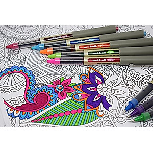 uni-ball UB-157 Eye Fine Rollerball Pens, Blue Uni Super Ink, 7mm Nib, Box of 12