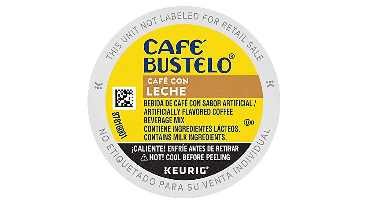 Sweet & Creamy Café Bustelo Café con Leche K-Cup Pods