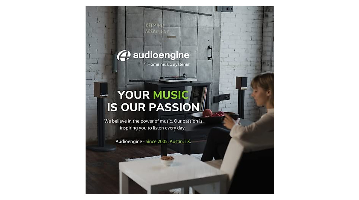 Audioengine HD3 Wireless Speakers - High-Fidelity Bluetooth Audio