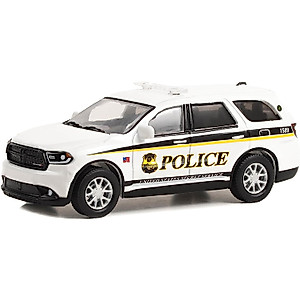 2018 Durango Pursuit White United States Secret Service Police Washington DC Hot Pursuit Special Edition 1/64 Diecast Model Car by Greenlight 43015E