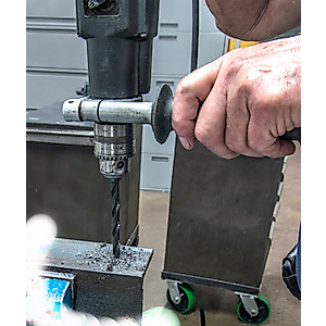 Chicago Latrobe 57714 150 Series High-Speed Steel Jobber Length Drill Bit Set with Metal Case, Black Oxide Finish, 118 Degree Conventional Point, Inch, 29-piece, 1/16" - 1/2" in 1/64" increments