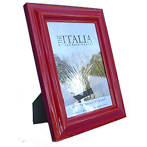 ITALIA Picture Frame 4x6 Red (6-Pack)