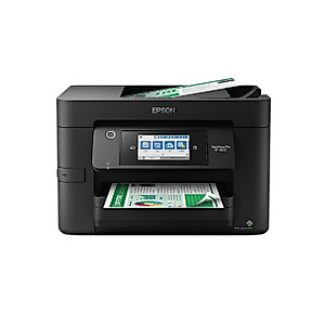 Epson Workforce Pro WF-4820 Wireless All-in-One Printer with Auto 2-Sided Printing, 35-Page ADF, 250-sheet Paper Tray and 4.3" Color Touchscreen (Renewed)