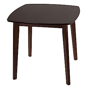 Cortesi Home Kari Small Dining Table, 31.5", Brown