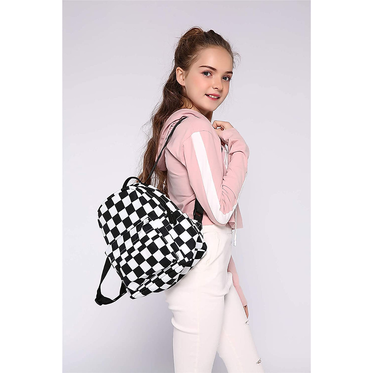 LOOMILOO Mini Backpack for Girls, Cute Small 3D Printed Bookpacks Durable Waterproof Polyester Purse Kavaii Bags for Women,Teen,Kids,Todders (8)