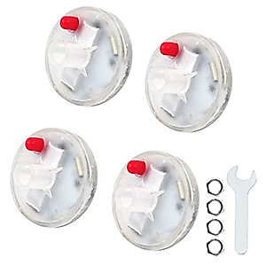 4Pcs Solar Powered Car Wheel Tyre Valve Caps Light, LED Car Wheel Hub Tire Valve Cap Light Lamp Features Solar Chargin Efficient and Environmentally Friendly