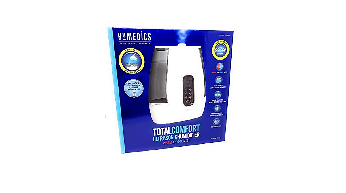 Homedics Ultrasonic Humidifier: Comfort & Convenience