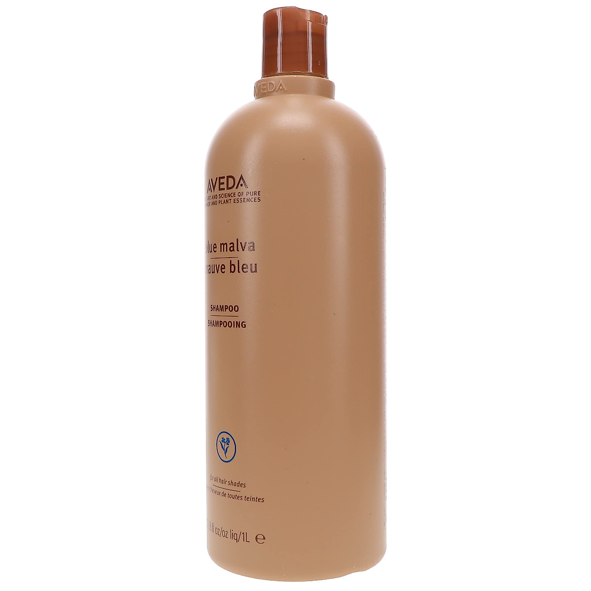 AVEDA Blue Malva Shampoo for Gray Hair, and neutralizes brassiness in 33.8 fl oz/1 litre