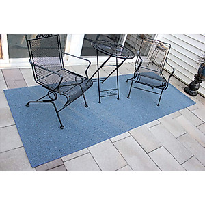 KOECKRITZ 12'x14' - Cobalt - Indoor/Outdoor Area Rug Carpet, Runners & Stair Treads with a Premium Nylon Fabric Finished Edges