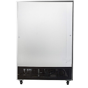 KoolMore - RIR-2D-GD 54" 2 Glass Door Commercial Reach-in Refrigerator Cooler with LED Lighting - 47 cu. ft, Stainless Steel