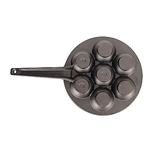 7 Holes Nonstick Takoyaki Grill Pan Deepened Enlarged Cast Iron Takoyaki Maker for Restaurant Hotel Household Kitchen Use