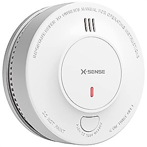 X-Sense Smoke Alarm, 10-Year Battery Fire Alarm Smoke Detector, SD2J0AX & Kidde Carbon Monoxide Detector, AC Plug-in with Battery Backup, CO Alarm with Replacement Alert