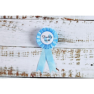 HAPPYLAND Baby Shower Decorations Set Mommy to be Daddy to be Corsage Baby Shower Mommy Sash Pregnancy Maternity Sash to Be Sash Keepsake