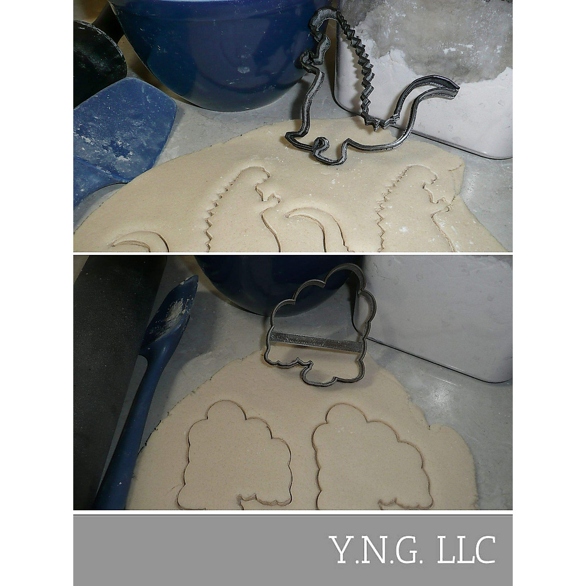 GODZILLA VS KING KONG MONSTER BATTLE MOVIE FILM SET OF 2 COOKIE CUTTERS USA PR1513