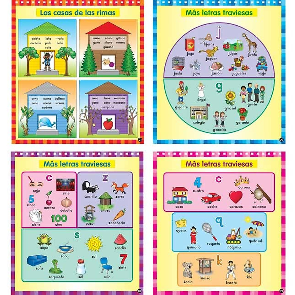 Really Good Stuff Spanish Sounds, Syllables, And More Flip Chart (Sonidos, sílabas y más) - 1 flip chart