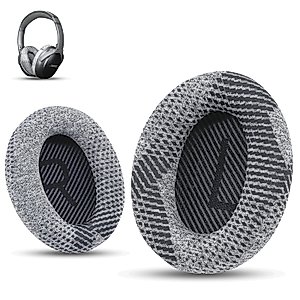 Professional Bose Headphones Replacement Ear Pads, Fits Bose QuietComfort 35 ii/QC35/QC25/QC2/QC15/Ae2/Ae2i/Ae2w/SoundTrue & SoundLink(Over-Ear) by Krone Kalpasmos– Black Scrims