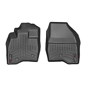 WeatherTech Custom Fit FloorLiners for Ford Explorer - 1st Row (449811), Black