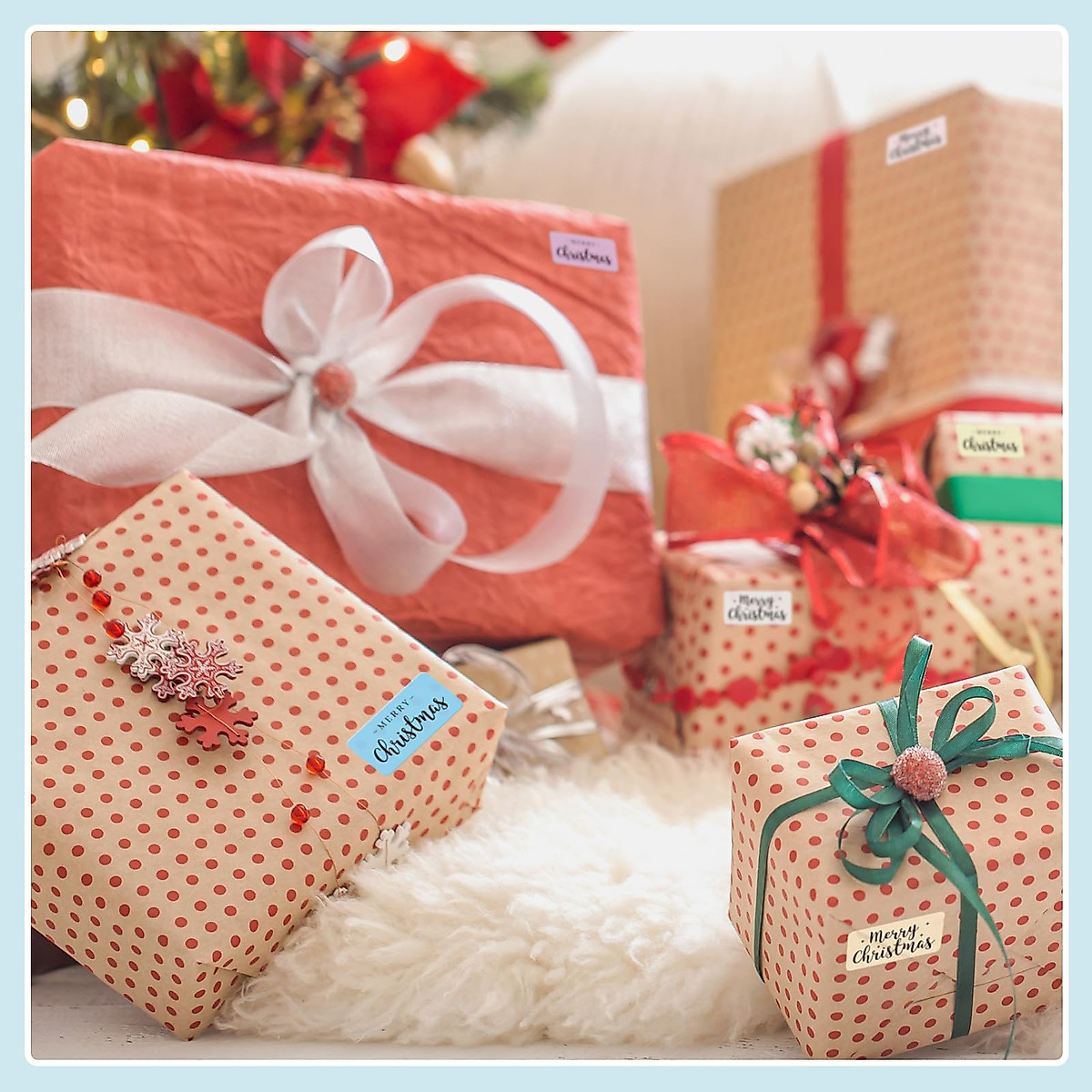 MUNBYN Thermal Label Tape for Penguin Bluetooth Label Maker Machine, 15 x 30mm 210 Labels/Roll, Self-Adhesive Label for Home, Office, School (White)