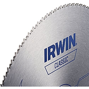 Irwin Tools IRWIN 10-Inch Miter Saw Blade, Classic Series, Steel Table (11870)