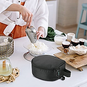 Beautyflier Carrying Bag Compatible with DASH Mini Waffle Maker 4 Inch/Deluxe 4 Inch, Nylon Dust Cover for Who Loving Baking and Cooking, Waffle Maker NOT included
