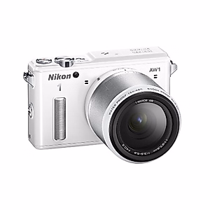 Nikon 1 AW1 14.2 MP HD Waterproof, Shockproof Digital Camera System with AW 11-27.5mm f/3.5-5.6 1 NIKKOR Lens (White)