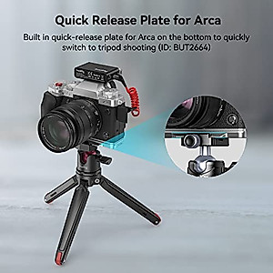 SmallRig X-T5 Handgrip L-Shape Grip for FUJIFILM X-T5 Camera, Built-in Quick Release Plate for Arca, Silicone Side Handle, Shutter Button, Lightweight and Comfort - 4136