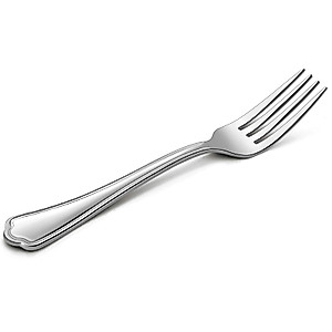 Dinner Forks Set of 12, E-far 7.9 Inch Stainless Steel Forks for Home, Kitchen or Restaurant, Non-toxic & Mirror Polished, Scalloped Edge & Dishwasher Safe