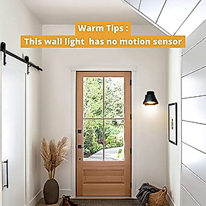 UME 2 Pack LED Outdoor Wall Light Fixtures, Black Front Porch Lights Wall Mount Lighting, Exterior Waterproof Wall Lantern Light Fixture Anti-Rust Farmhouse Barn Wall Sconce for Patio, Doorway, Garage