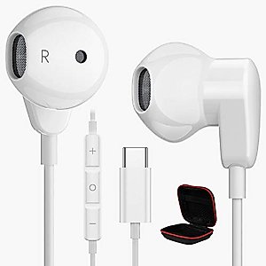 USB C Headphones for Galaxy A54 A53 A35, ACAGET USB C Earphones with Microphone Android Wired Earbuds DAC Noise Canceling Headset for Samsung S23 S22 S21 Plus S20 FE Oneplus 11 9 10 Pro Pixel 7 Pro 6A