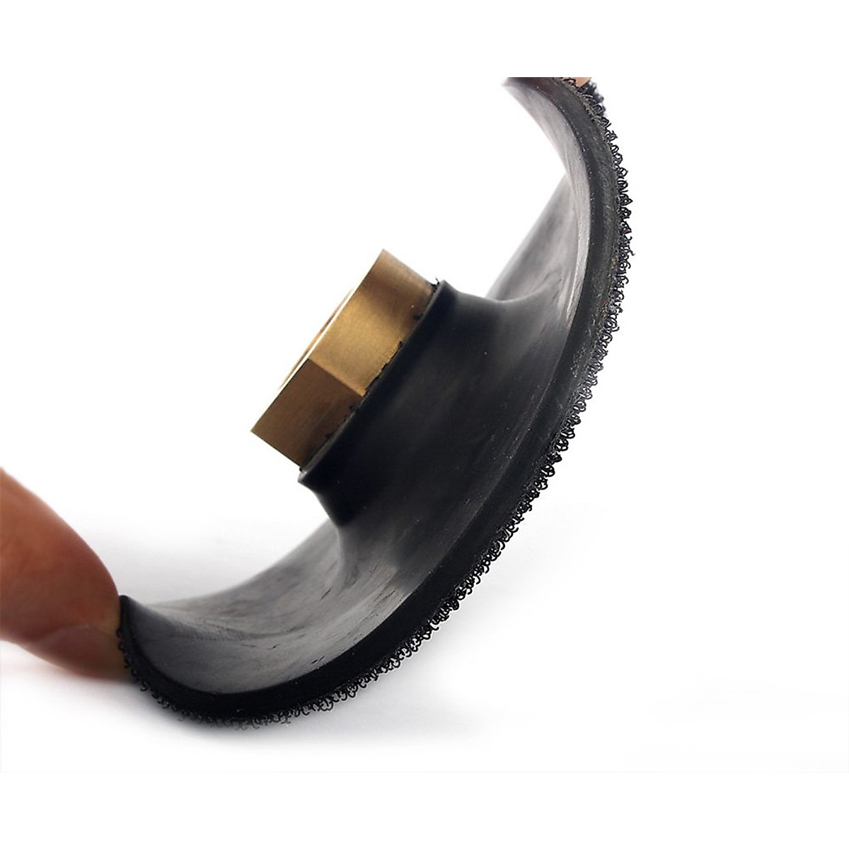 Z-LION 2Pcs Flexible Rubber Backer Pad 5 inch Hook&Loop Back Holder 5/8-11 Thread