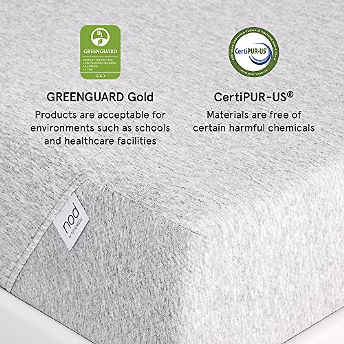 Nod by Tuft & Needle 8-Inch Queen Mattress, Adaptive Foam Bed in a Box, Responsive and Supportive, CertiPUR-US, 100-Night Sleep Trial, 10-Year Limited Warranty