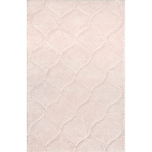 nuLOOM Shaggy Elsie Area Rug, 7' 6" x 9' 6", Pink