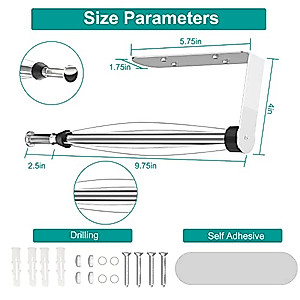 BARONAGE Under Cabinet Paper Towel Holder, One Hand Easy Tear Paper Towel Hanger Wall Mount with Damping Effect, Ratcheting Papertowel Rack Self-Adhesive or Drilled for Kitchen Bathroom RV - Silver