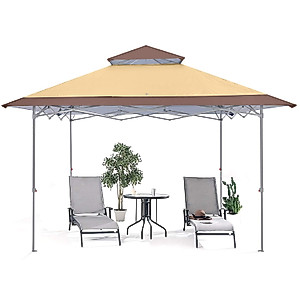 ABCCANOPY Easy Set-up 13x13 Canopy Tent 169 sq.ft Sun Shade Khaki