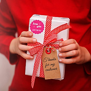 YOUOK Mail Just for You Stickers,1.5 Inch Round Pink Customer Appreciation Thank You Sticker Labels for Small Businesses,Mailing Envelopes,Small Shop,Packaging(500PcsRoll)