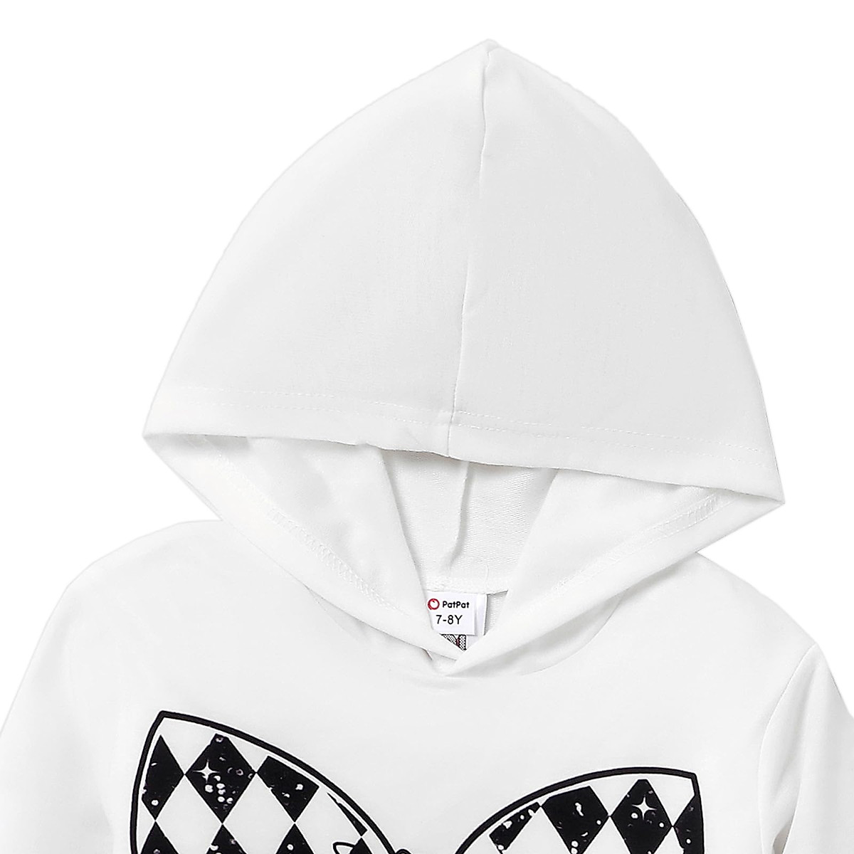 L.O.L. Surprise! Girls Clothes Hoodie and Pant Long Sleeve Stars Print Sweatshirt Leggings Girls Outfits Sets 2Pcs White 6-7 Years