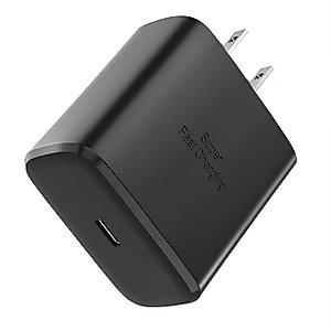 USB C Charger Block 45W PD Super Fast Charger Type C Plug Wall Adapter Quick Charging for Samsung Galaxy S24/S24 Ultra/S23/S23 Plus/S22/S21/iPhone 14/15/ iPad/iPad Pro/Tablet/Watch-1Pack
