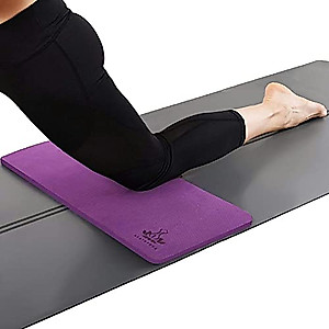 Yoga Knee Pads Cushion Non-Slip Knee Mat by Heathyoga, Knee Pad for Gardening Yard Work, Yoga Knee Pad Cushion for Yoga and Floor Exercises Yoga Mat Accessory 26"x10"x0.5"
