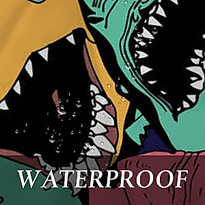 Camping Sleeping Bags for Adults Doddle Angry Shark Sealife 3 Season Cold Weather Sleeping Bag Waterproof Sleeping Nap Mat for Girls Boys Hiking Travel Outdoor