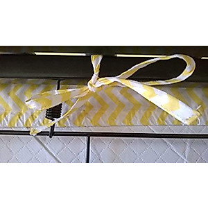 Pull-Proof Toddler Fitted Crib Sheet with Ties, Gray with Yellow Stars