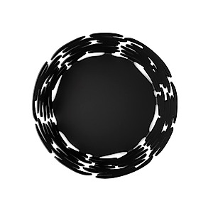 Alessi Barket Round Basket, Ø 18, black