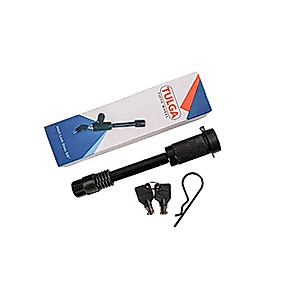 Tulga Fifth Wheel Co Trailer Hitch Lock Pin for 2 Inch and 2 1/2 inch Hitch Receivers Trailer Accessories for 5/8 inch Pin Holes Universal Fit for Boat Cargo Trailer (Black)