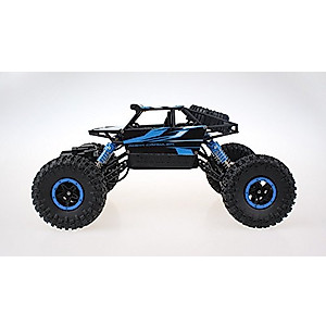Click N' Play Remote Control Car 4WD Off Road Rock Crawler Vehicle 2.4 GHz, Blue