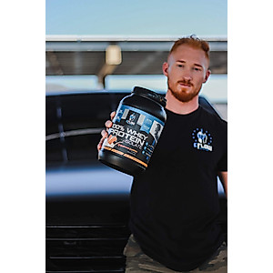 eFlow Nutrition 100% Whey Protein Isolate - Gluten & Lactose-Free Digestive Enzymes Added, Low Carb, Post Workout Shake, Fast Digesting for Optimal Muscle Recovery - Brownie Batter (26 Servings)