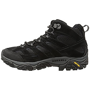 Merrell Men's Moab 2 Vent Mid Hiking Boot, Black Night, 11.5 M US