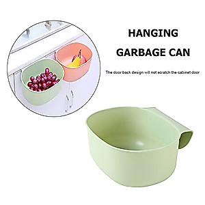 Akloker Kitchen Cabinet Hanging Waste Bins, Kitchen Waste Catcher Hanging Tray Large Capacity Garbage Can Waste Bins for Household Garbage Storage