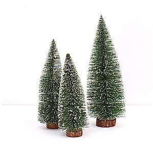 IEason Christmas Decorations, Mini Christmas Tree Stick White Cedar Desktop Small Christmas Tree (10)