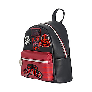 Concept One Star Wars Mini Backpack, Darth Vader Small Travel Bag for Men and Women, Multi, 9 Inch