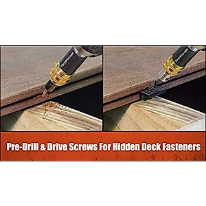 DeckWise Drill & Drive Tool for Pre-Drilling, Countersinking & Driving Decking (Hardwood, Composite, PVC, Pressure Treated)